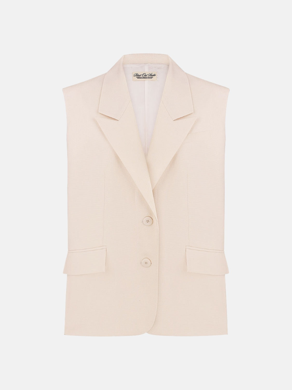 SLEEVELESS MILK JACKET – Blastout